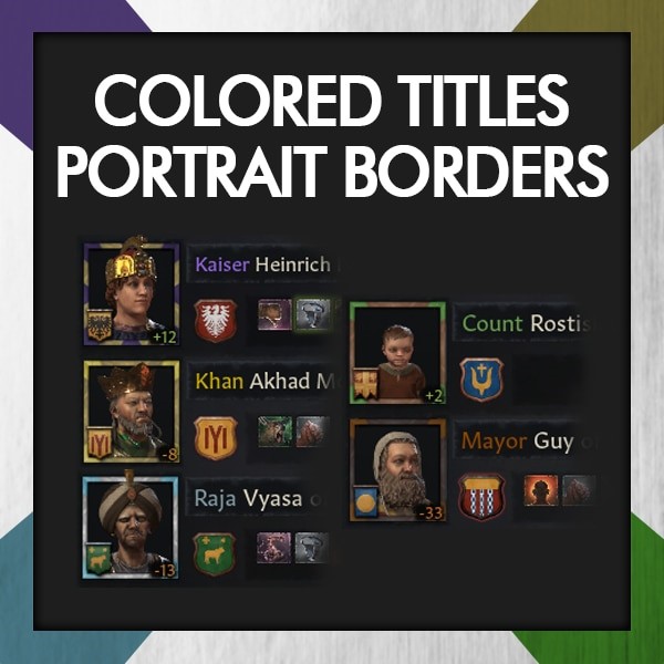 【CK3】おすすめ汎用MOD（2023年更新） – たのシミュGame