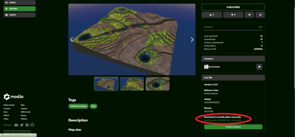 mod.ioからMODをマニュアルダウンロードする方法 – たのシミュGame