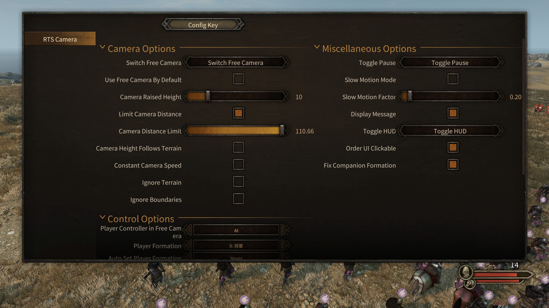 【M&BⅡ】俯瞰視点で指揮できるMOD:RTS Cameraの導入と使い方 – たのシミュGame